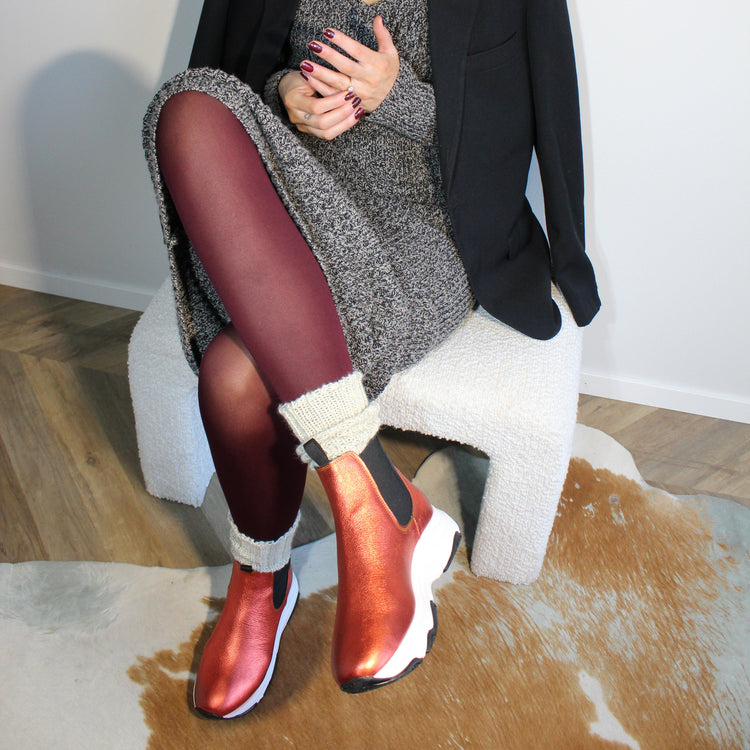 Poppy Chelsea Boot - Orange – Theshoebakery